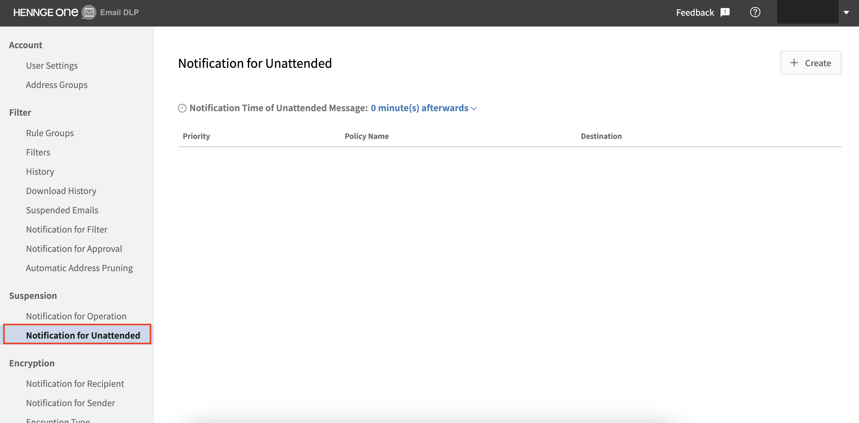 Creating Notifications for Unattended Emails – HENNGE One Help Center