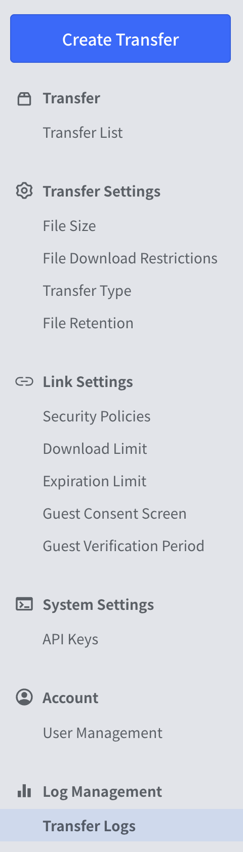[Secure Transfer] Checking and Downloading Transfer Logs – HENNGE One Help Center